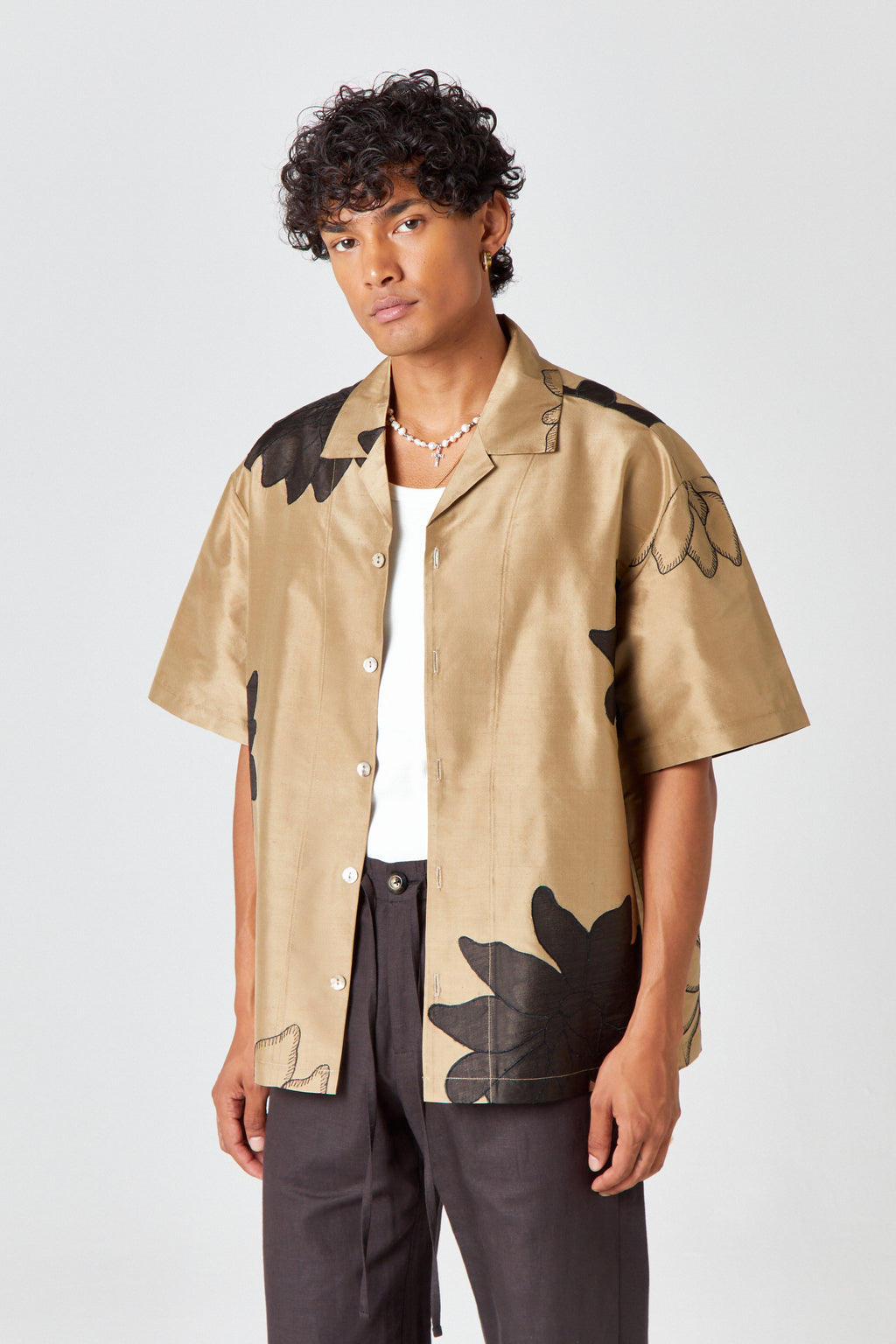 Homme Silk Floral Shirt – Hyphen